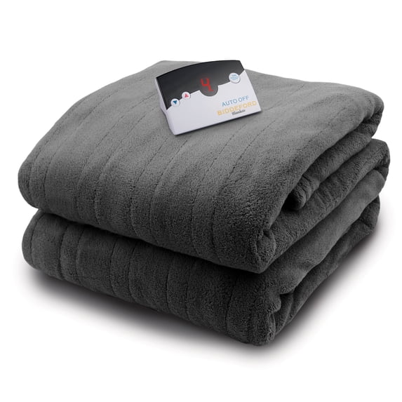 Biddeford Micro Plush Electric Heated Blanket with 10 Heat Settings ...