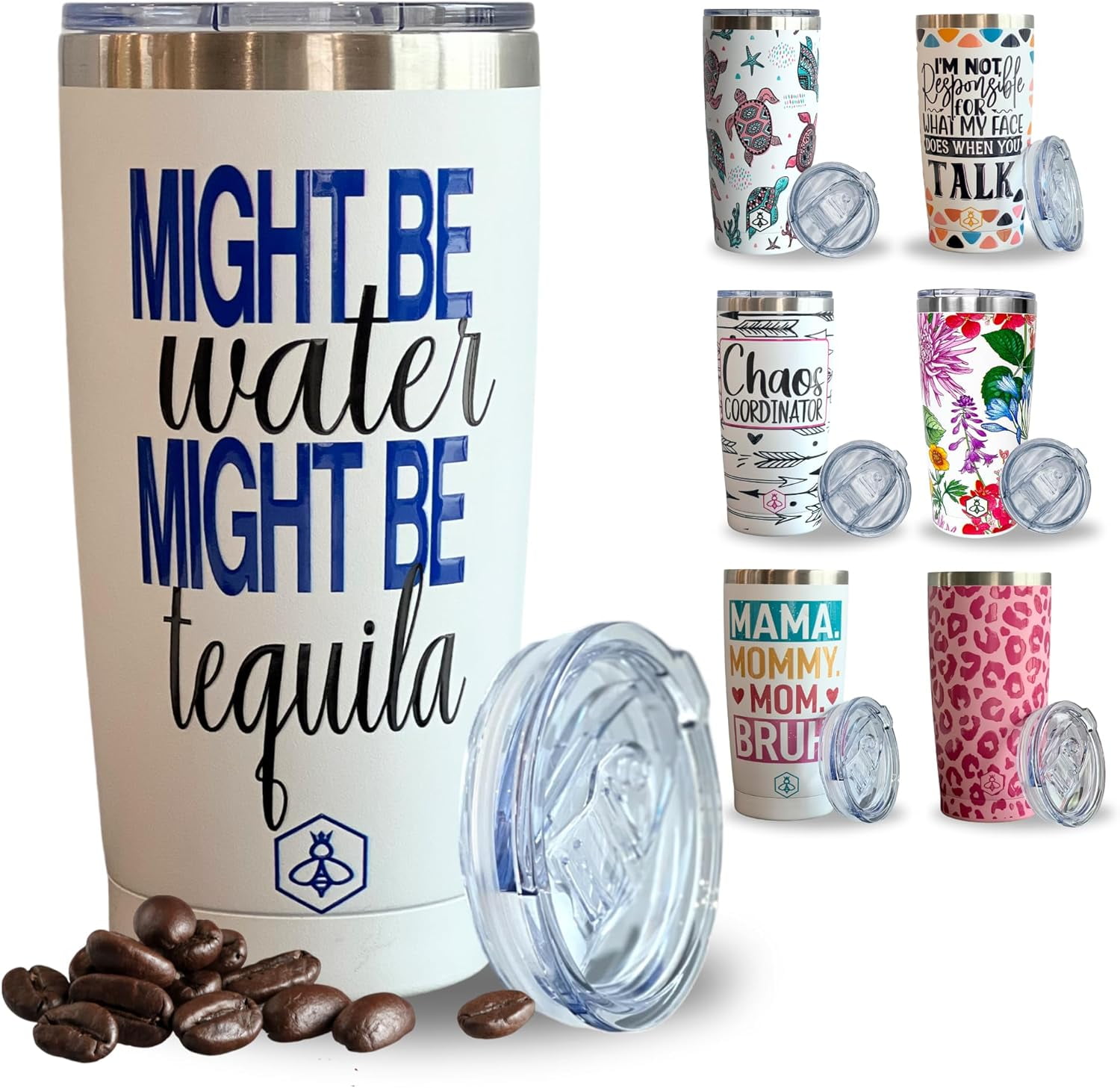 Biddlebee Funny Travel Coffee Mug | 20oz Insulated Tumbler | Hilarious ...