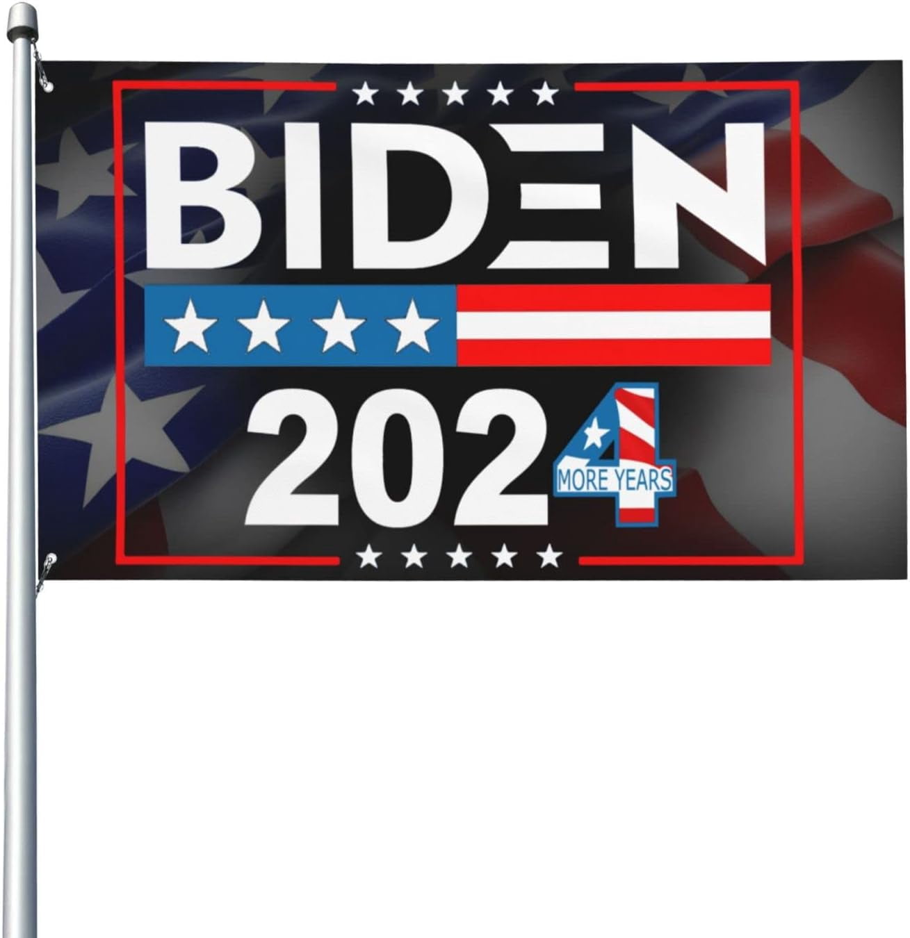 Biden 2024 - Re-Elect Joe Biden - Kamala Harris - Democrats Flag 3X5 ...
