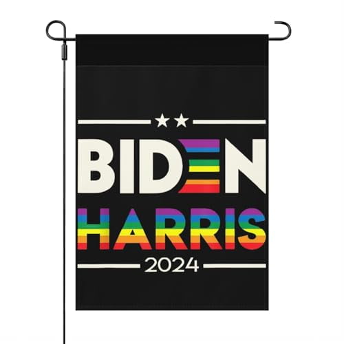 Biden Harris 2024 House Flags Biden Outdoor Flag & Jesus Garden Flag ...