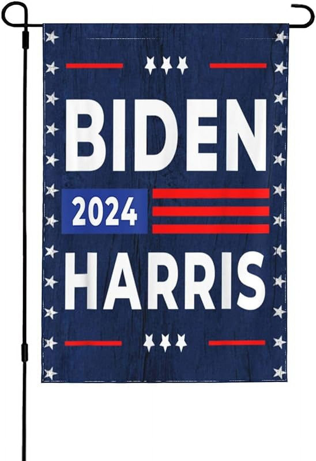 Biden Harris 2024 President American Flag Joe Biden Gifts Black Garden ...