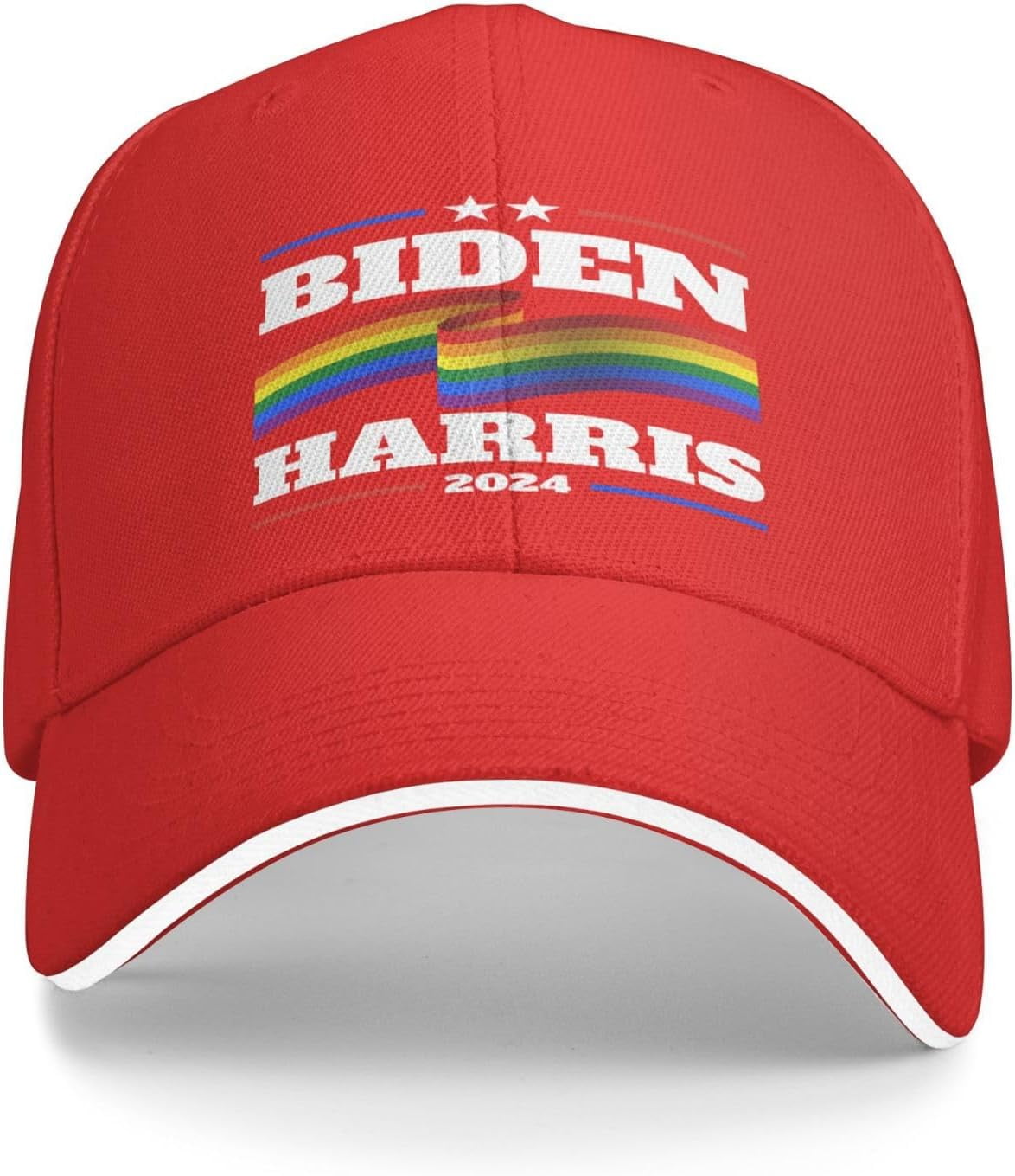 Biden Harris 2024 Rainbow Flag Gay Pride LGBT Vote Pro Biden 2024 ...