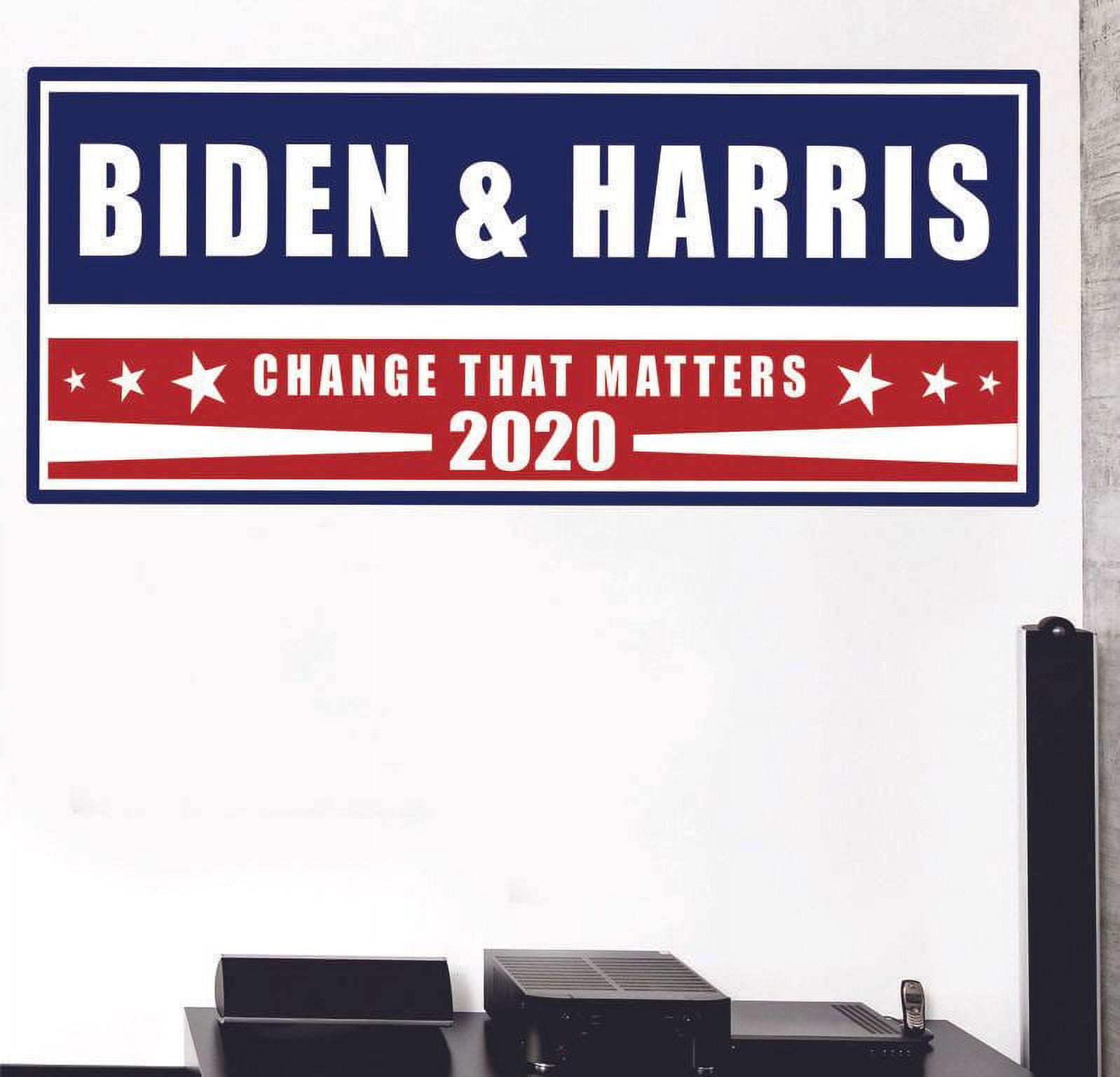 Biden and Harris Campaign Sign Vinyl Sticker Car Window Bumper Decals ...