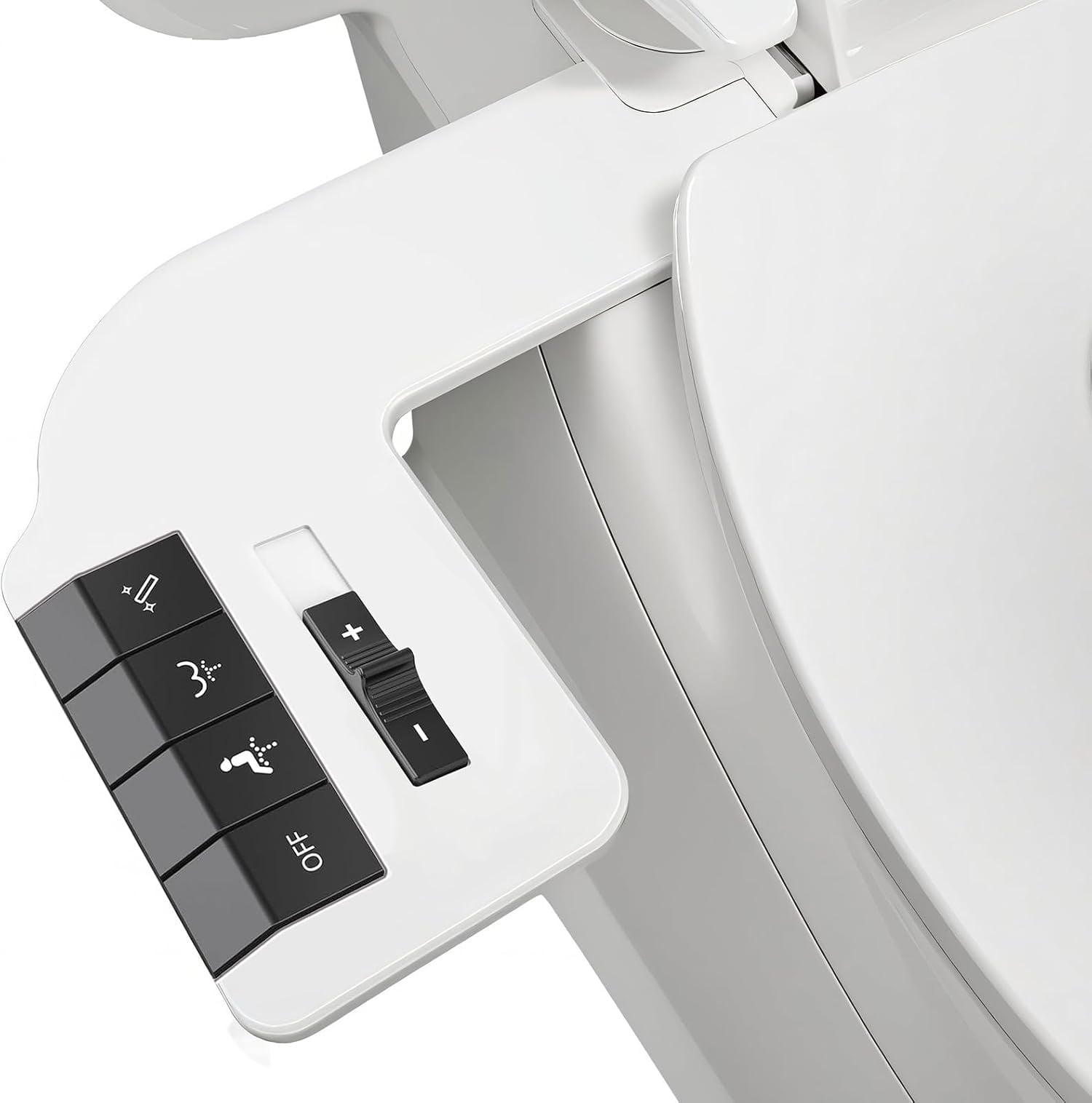 Bidet Attachment for Toilet, Dual Retractable Nozzles, Non- Self ...