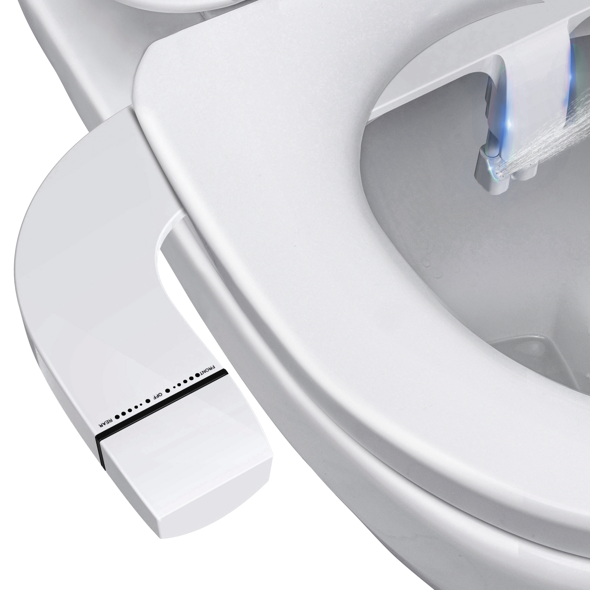 Bliss BB-2000 Electric Bidet Seat for Elongated Toilet, White - Walmart.com