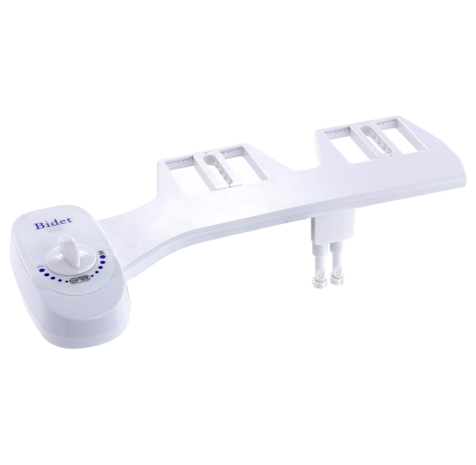 Bidet - Double Nozzle - Non-Electric Toilet Attachment with Self ...