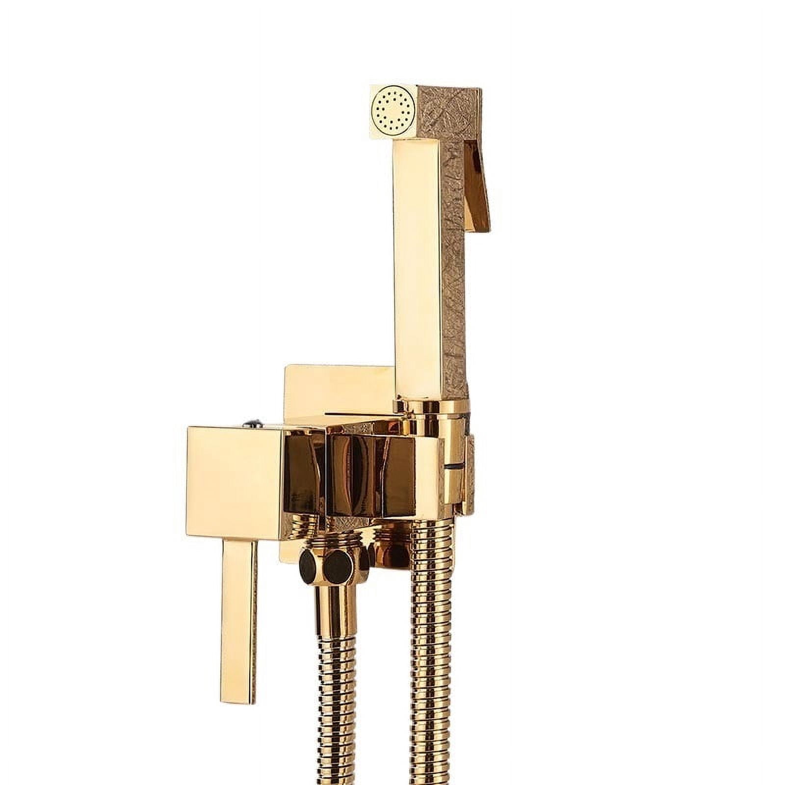 Bidet Faucet Brass Shower Tap, Washer Mixer Cold Hot Water Mixer Crane ...
