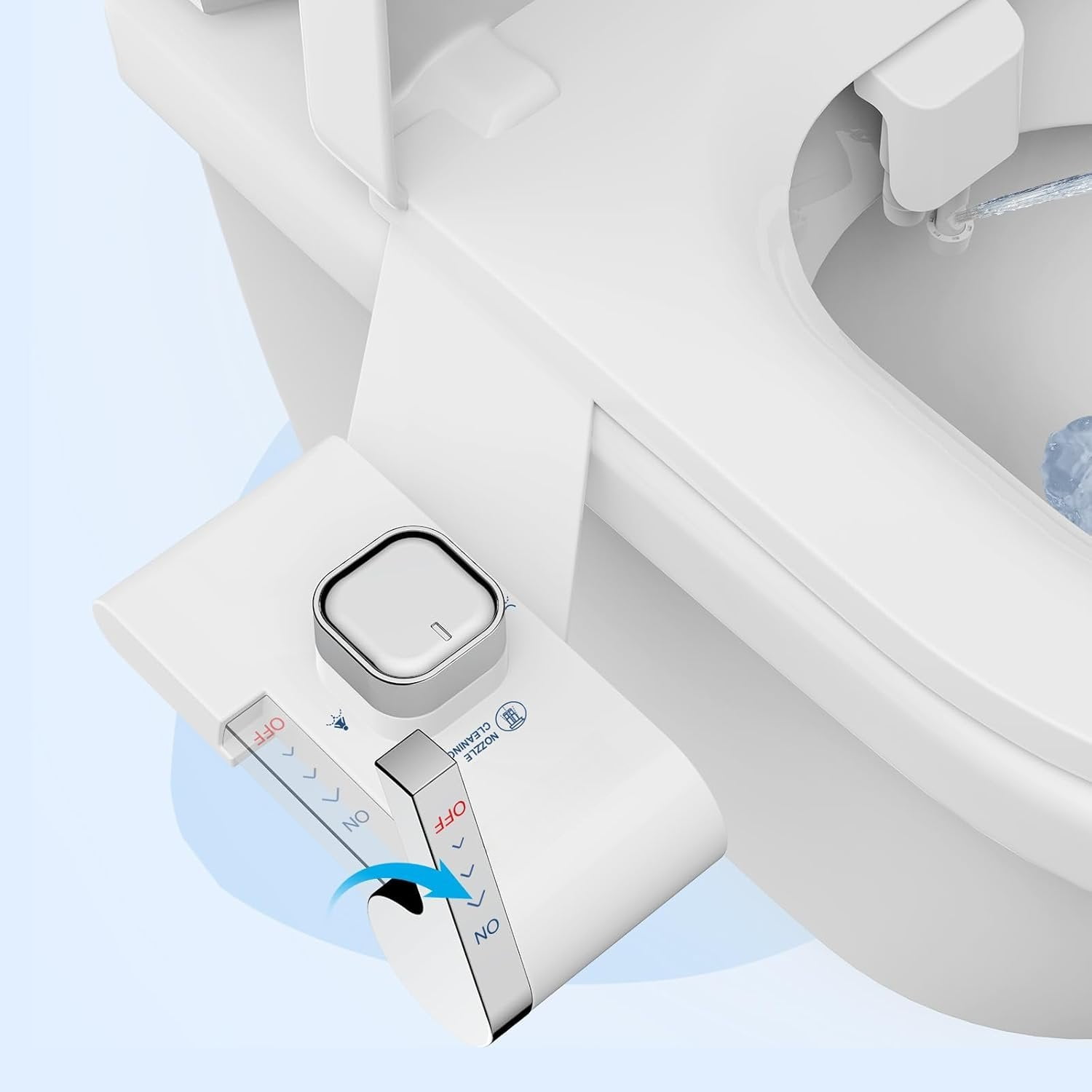 Bidet with Single Finger Water Control, Self Cleaning Hygienic Dual ...