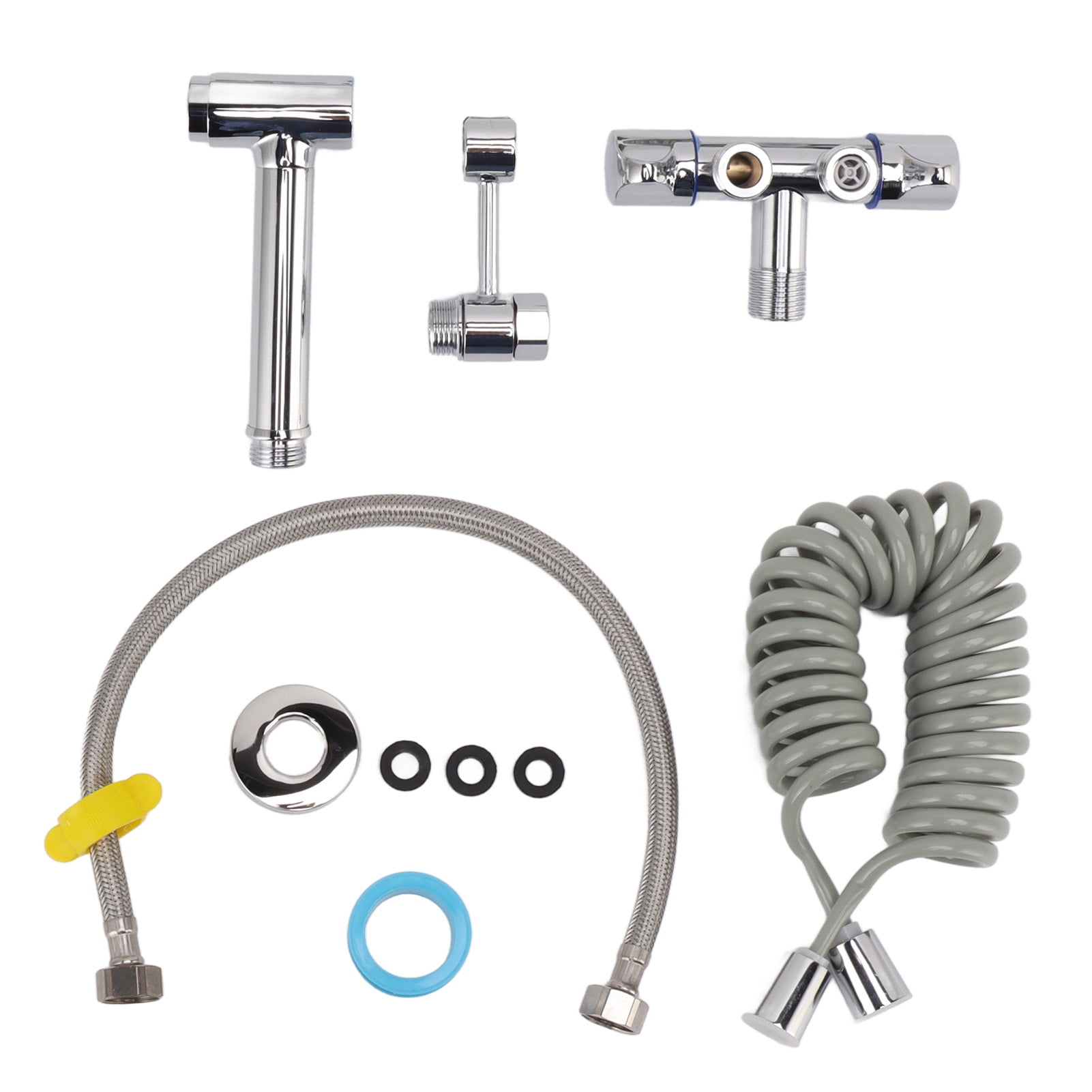 Bidet Sprayer Set Leakage Proof Brass Handheld Toilet Bidet Faucet Kit ...
