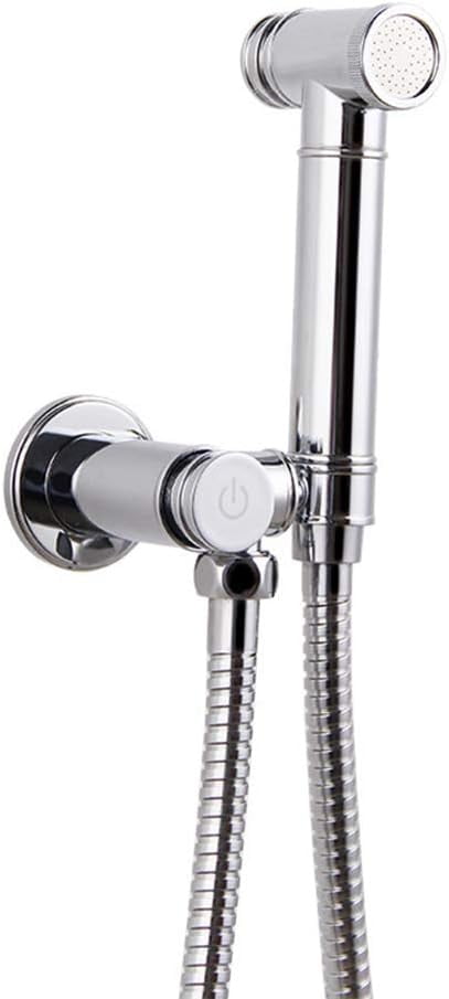 Bidet Sprayer with Single Cold Water Push Switch Portable Cloth Diaper ...