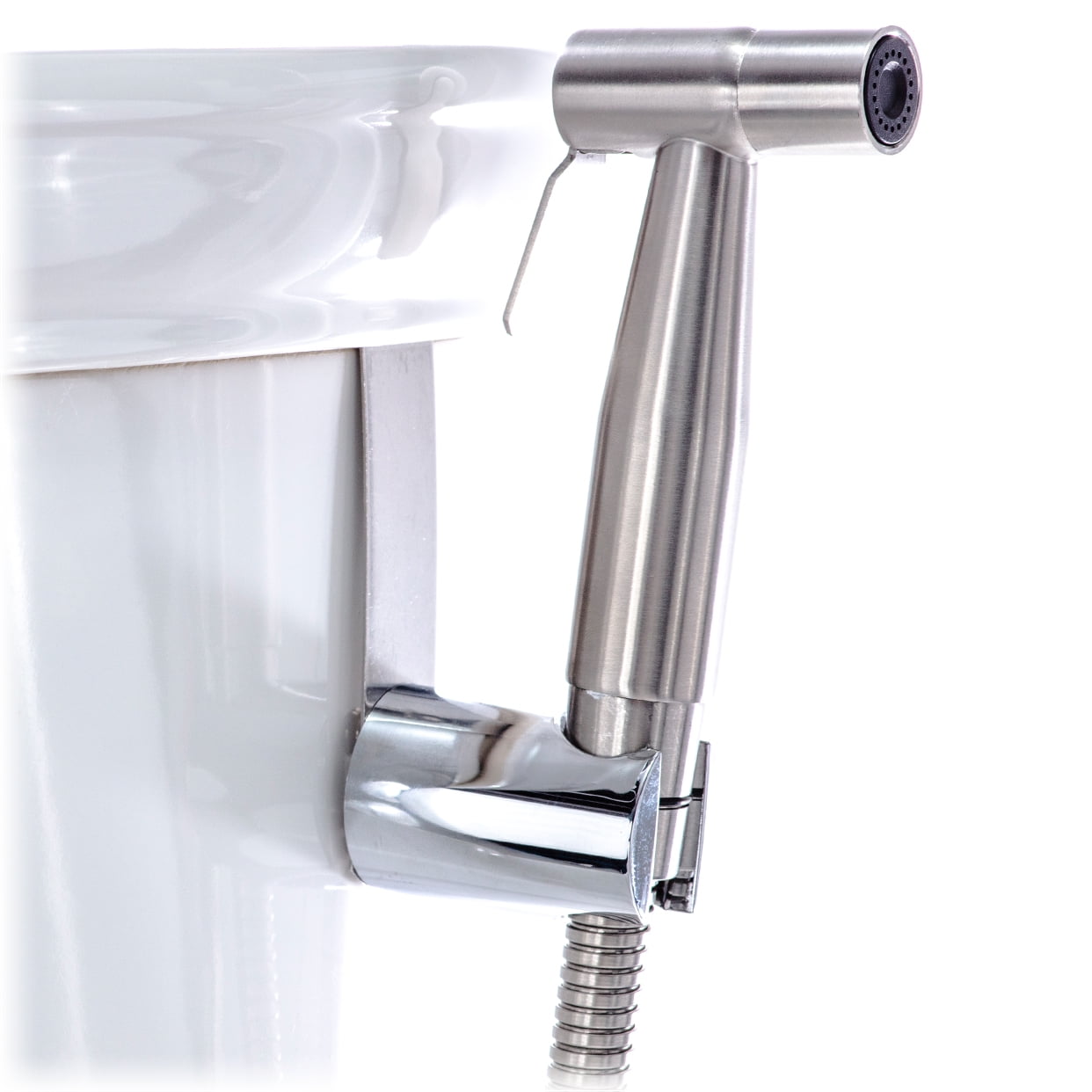 Free Shipping! Bidet - Stainless Steel - Hand-Held Sprayer Attaches to ...