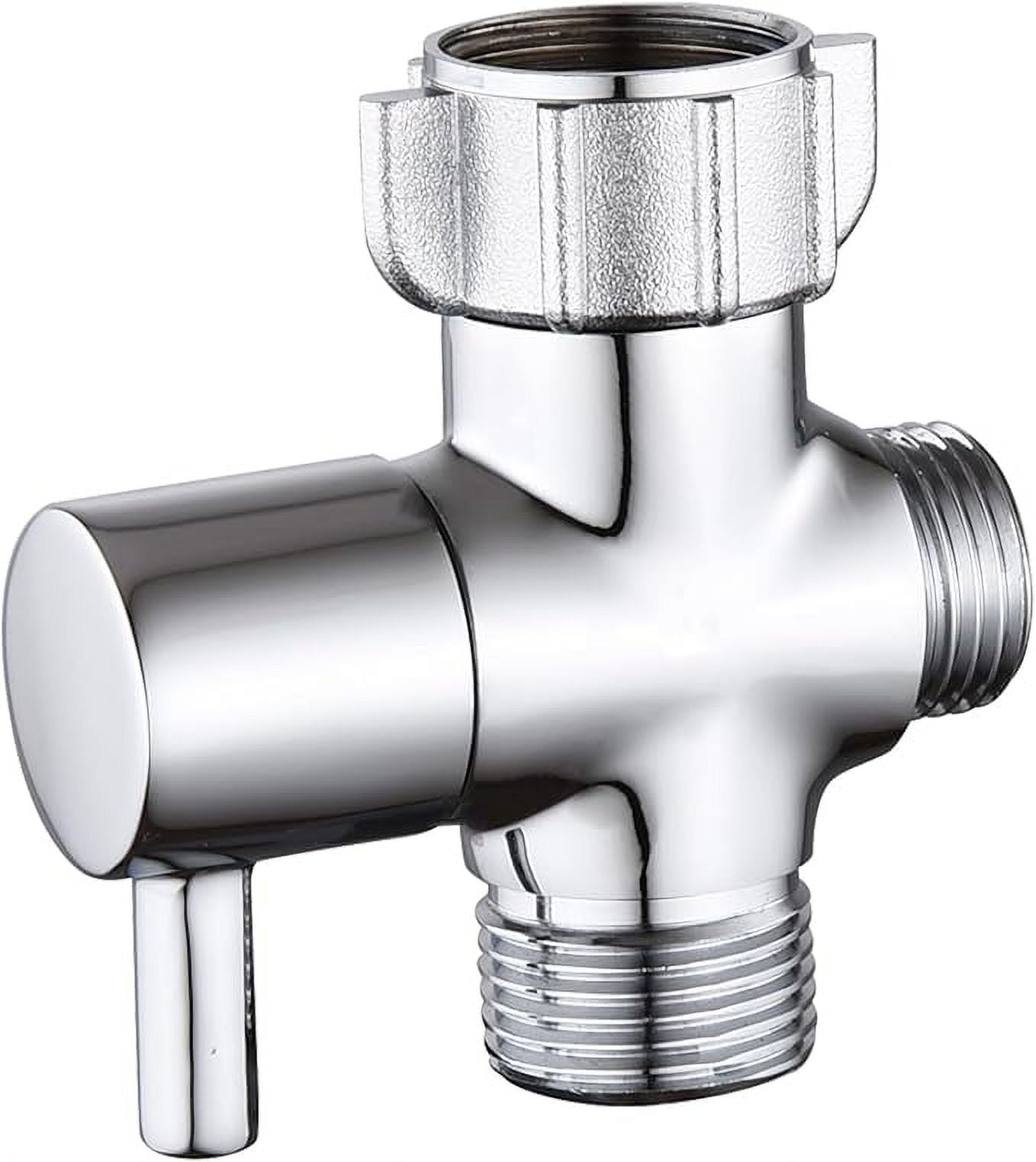 Bidet T Adapter, Brass T Adapter with Shut-off Valve, 3-way Tee ...