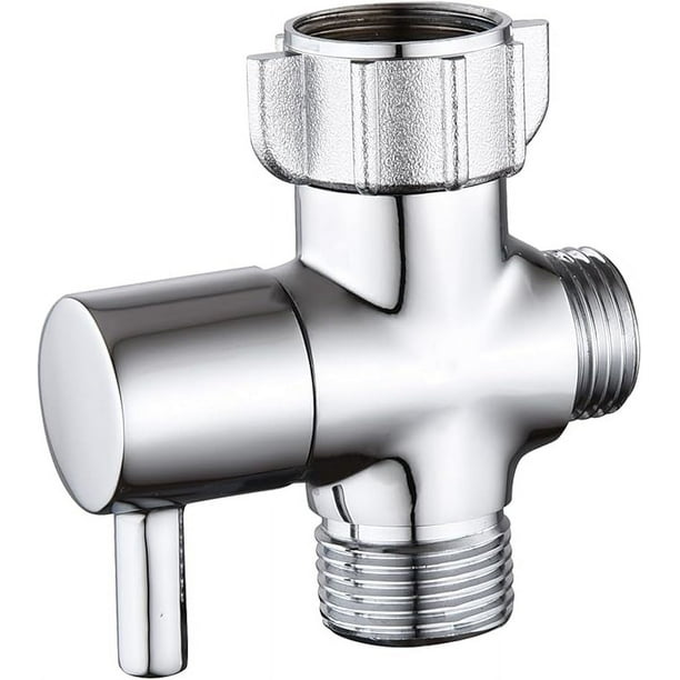 Bidet T Adapter, Brass T Adapter with Shut-off Valve, 3-way Tee ...