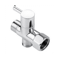 Bidet T Adapter Brass T Adapter With Shut Off Valve 3 Way Tee