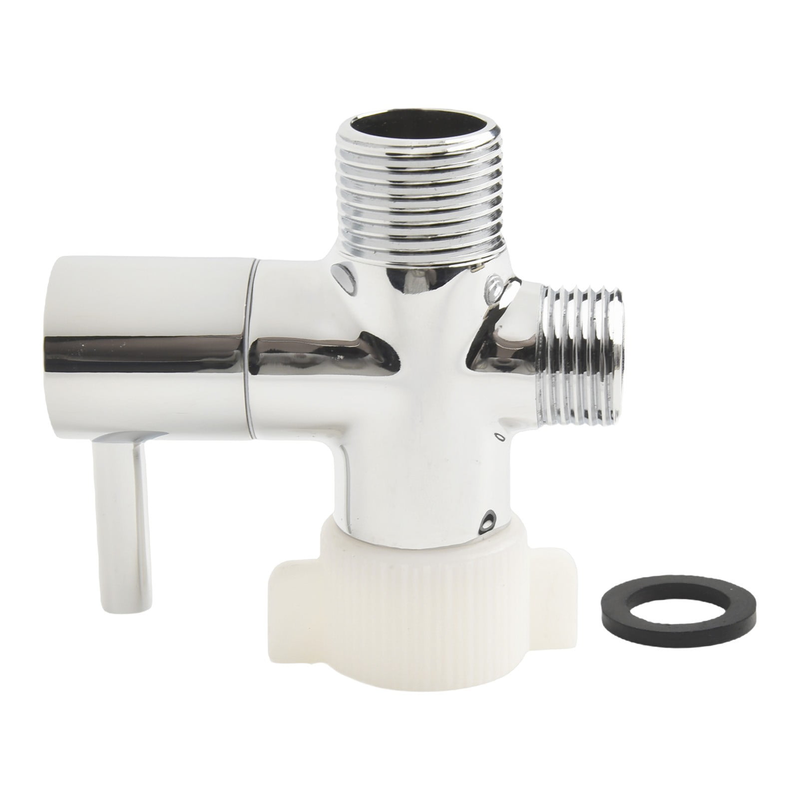 Bidet T Adapter with Shut Off Valve Metal Tee Connector Attachment for ...