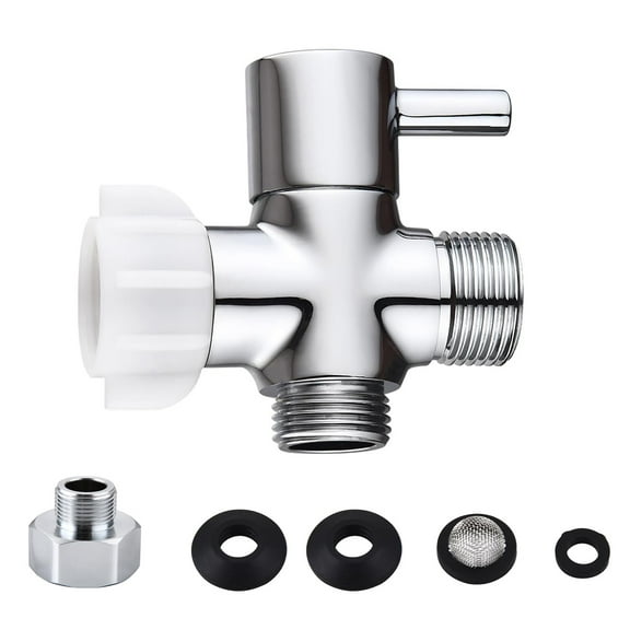 Bidet T Adapter with Shut off Valve,Metal T Valve for Bidet 7/8” X 7/8 ...