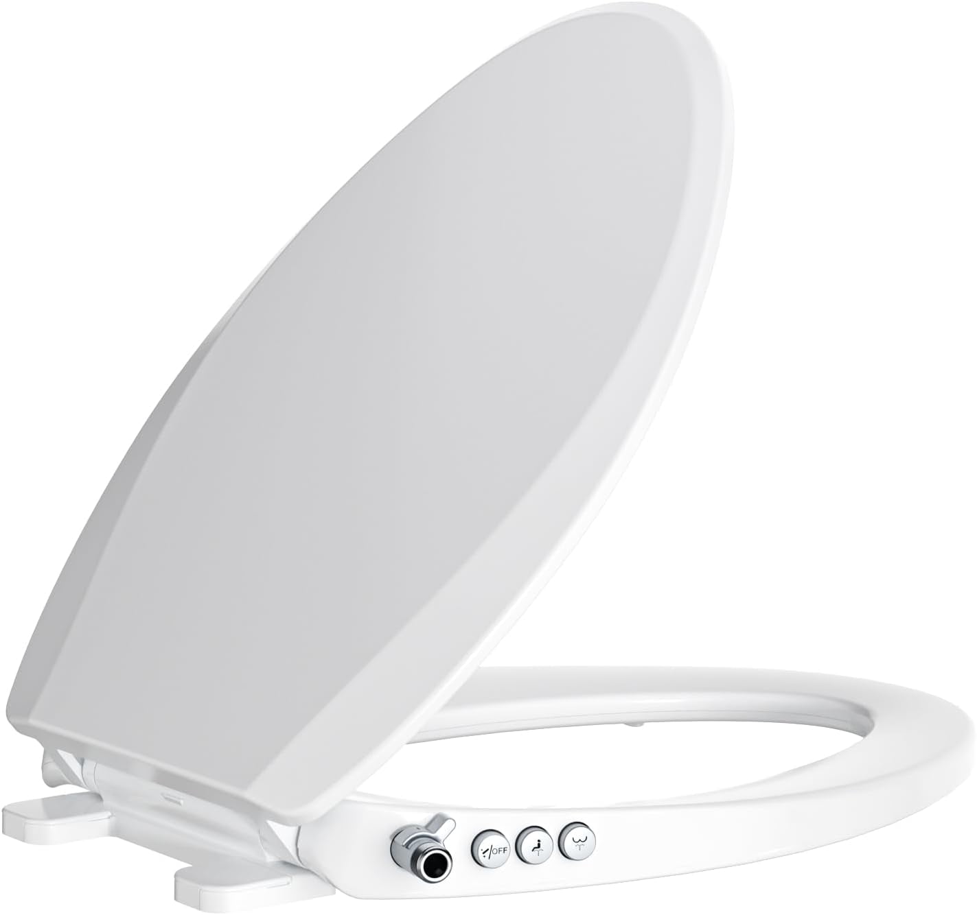 Bidet Toilet Seat, Soft Close Elongated Toilet Seat, Button control ...