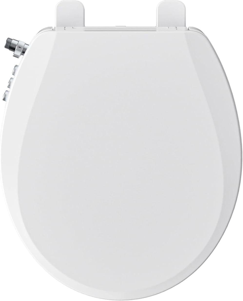 Bidet Toilet Seat, Soft Close Round Toilet Seat, Button control ...