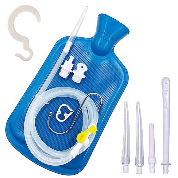Combination Douche Enema And Water Bottle System