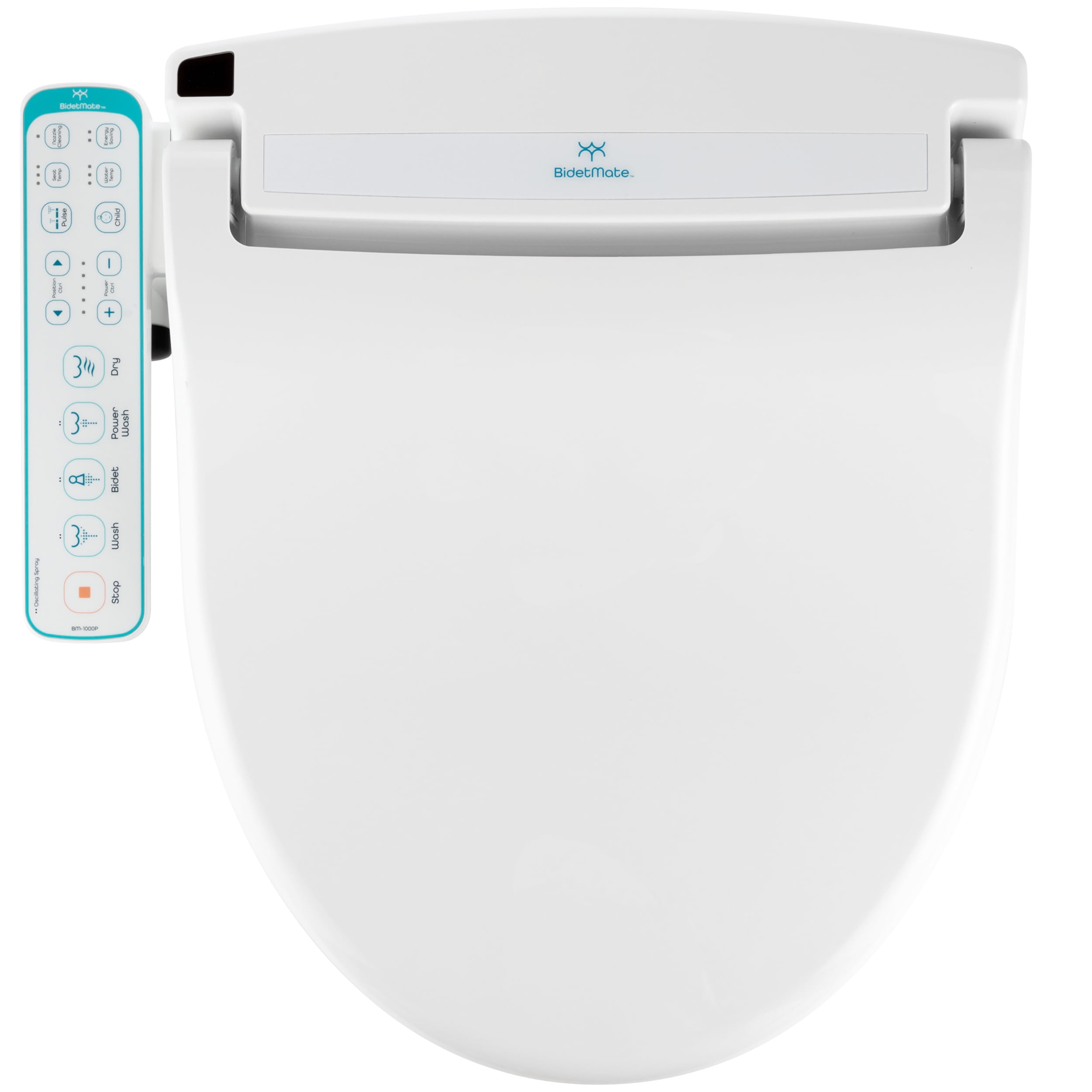 BidetMate 1000 Series Japanese Toilet Seat with Heated Bidet & Control ...