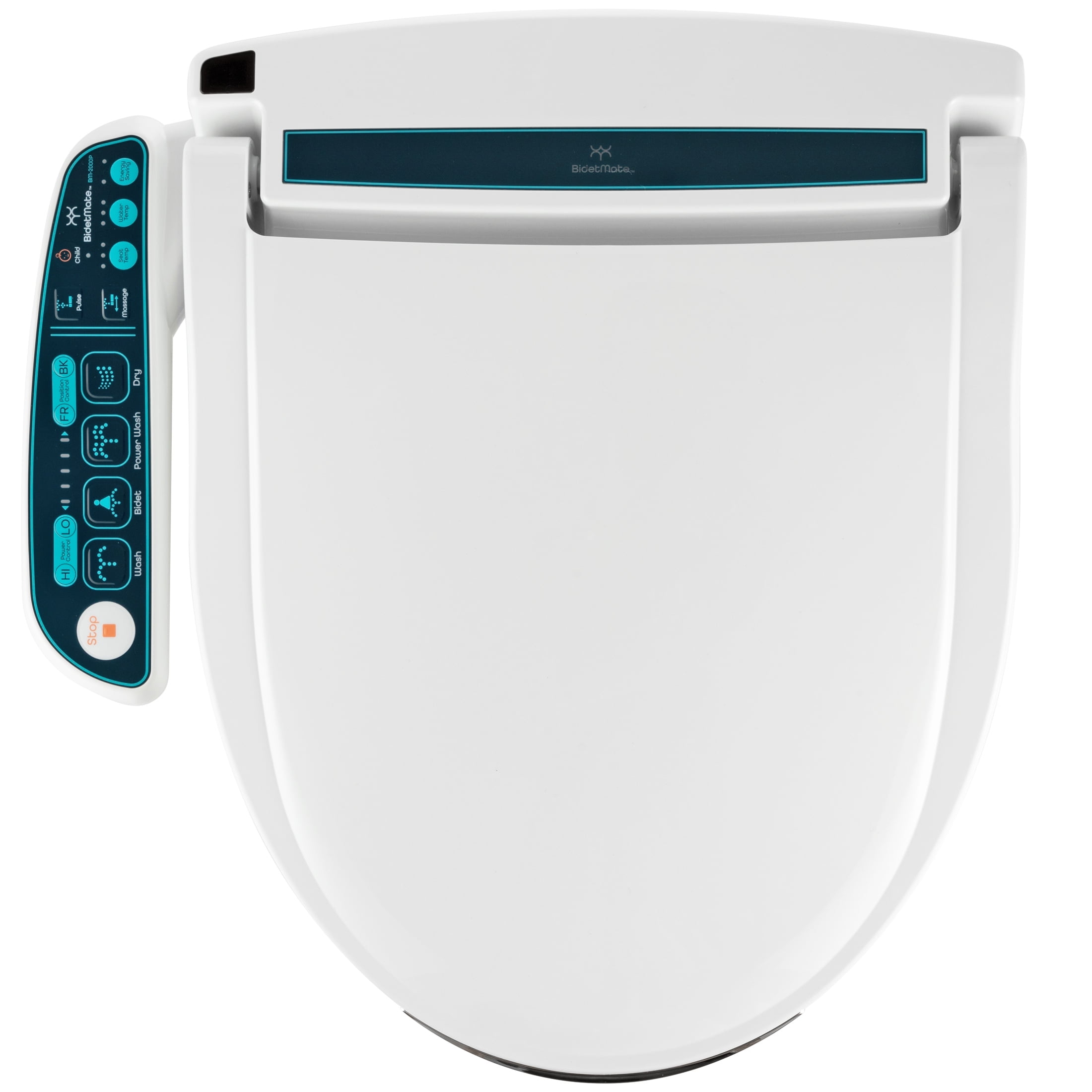 BidetMate 2000 Series Electric Bidet Heated Elongated Toilet Seat with ...