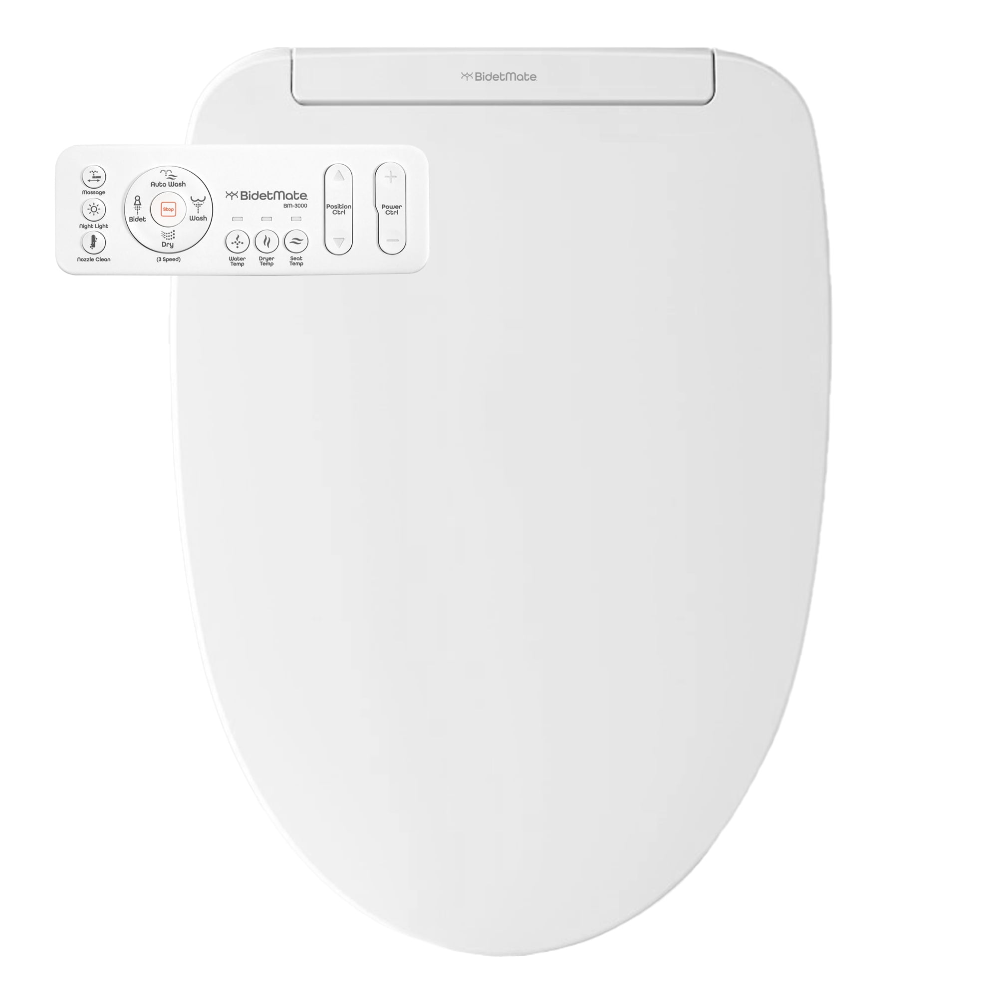 BidetMate 3000 Series Electric Bidet Smart Toilet Seat with Heated ...