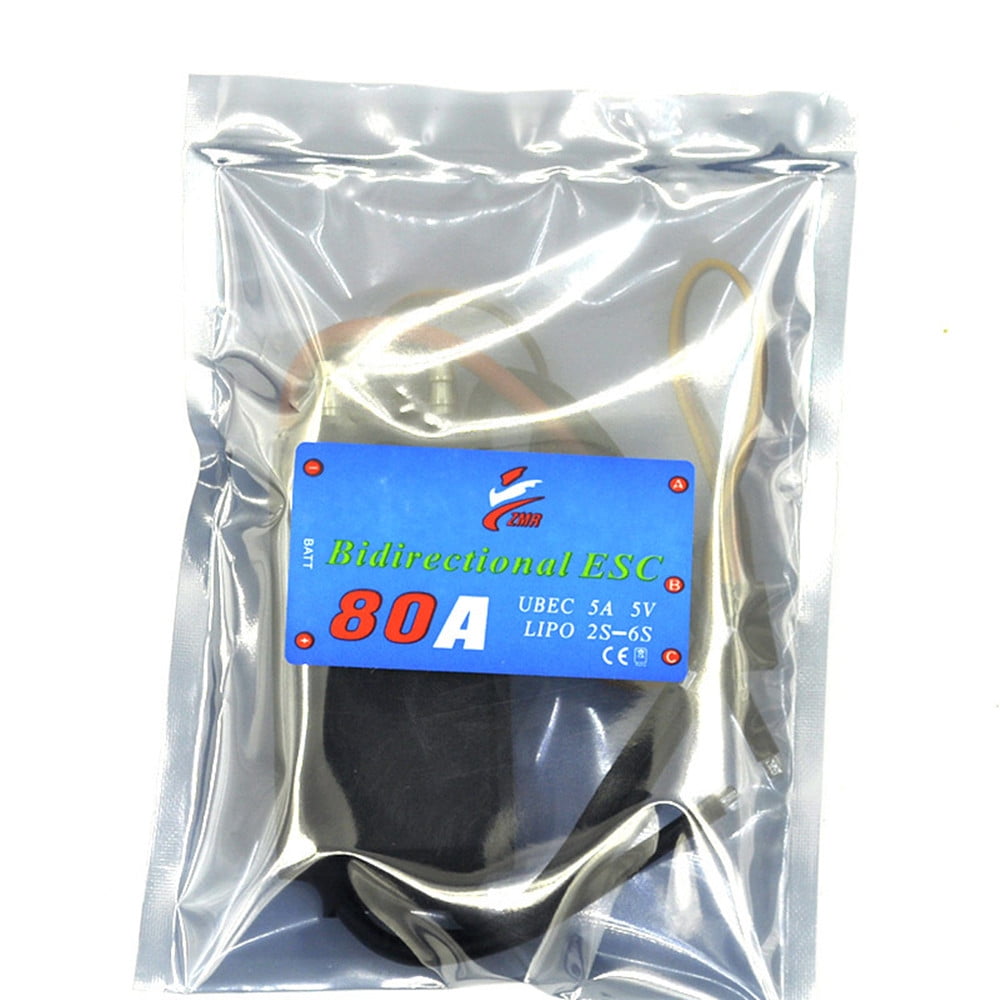 Bidirectional Brushless ESC Electronic Speed Controller for RC Ship ...