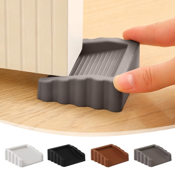 Bidirectional Door Stopper Wind Safe Punch Free Door Wedge Secure Door ...