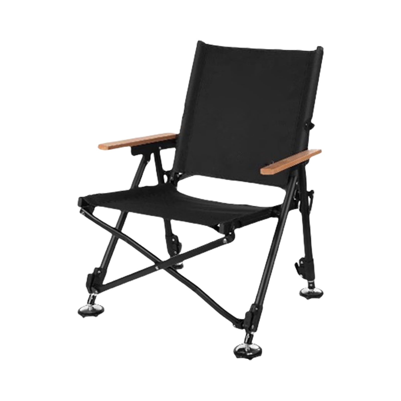 Bidirectional Folding Fishing Chair, Portable Camp Chair with Steel ...