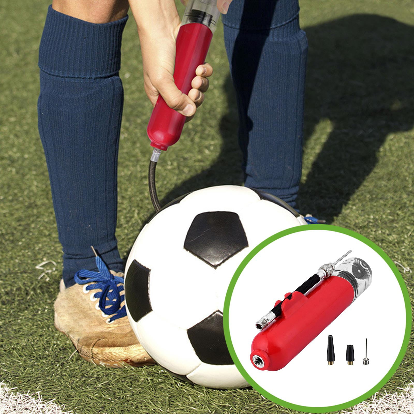 Bidirectional Mini Ball Inflator | Portable Hand Pump for Football ...