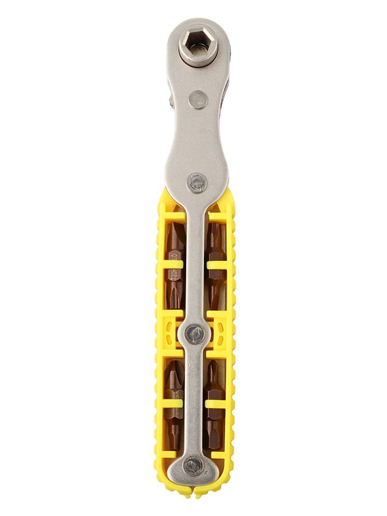Bidirectional Ratchet Screwdriver Right Angle Wrench Cross Slotted ...