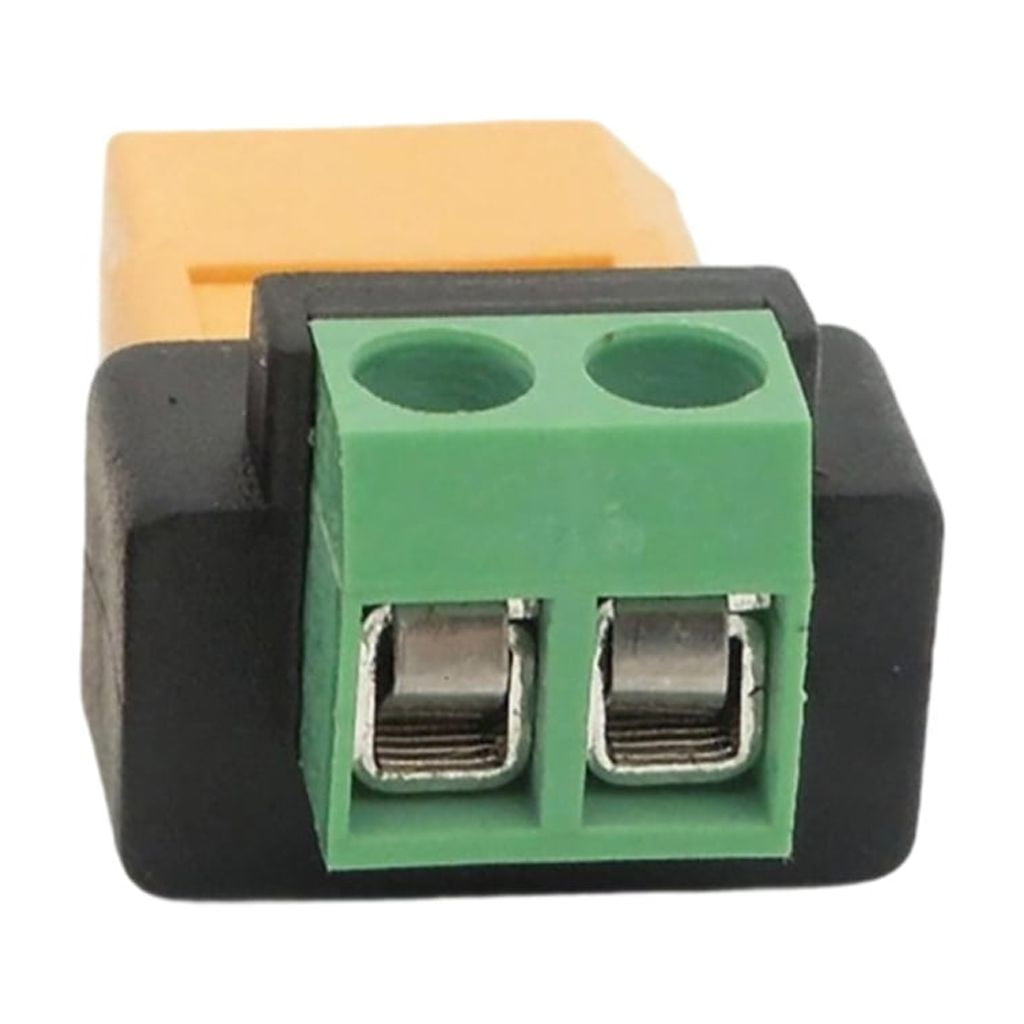 Bidirectional Use Solderless Adapter XT60 Female to 2P Terminal ...