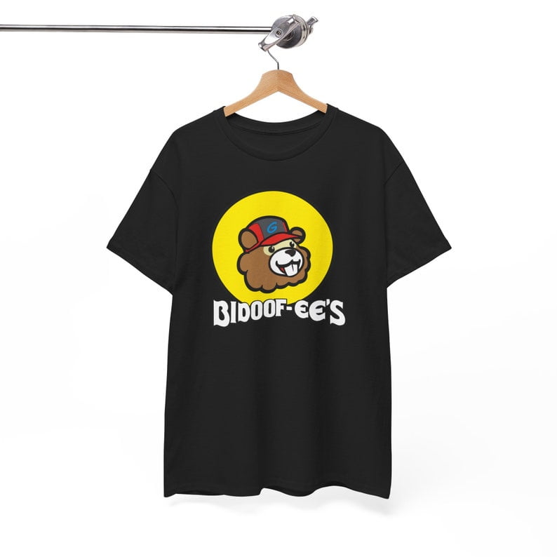 Bidoof-ee's classic birthday gift T-shirt Black Color Size M - Walmart.com