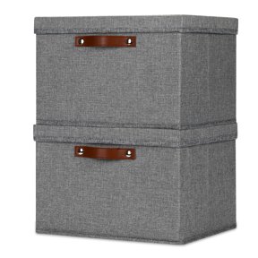 Sorbus Fabric Storage Bins 11" Foldable Cubes With Handles For Pantry ...