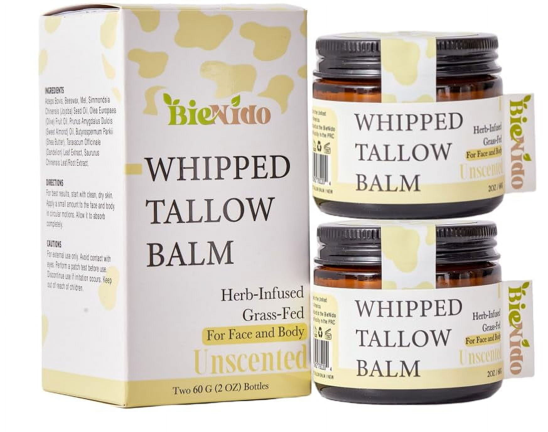 BieNido Tallow and Honey YYF14 Balm for Face: Tallow Face Moisturizer ...