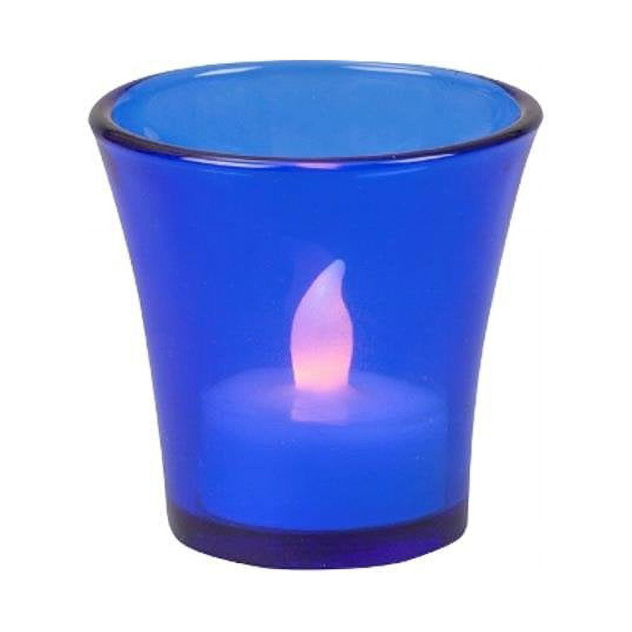 Biedermann & Sons HP8BC 3 in. dia x 2.625 in. Flared Cobalt Glass ...
