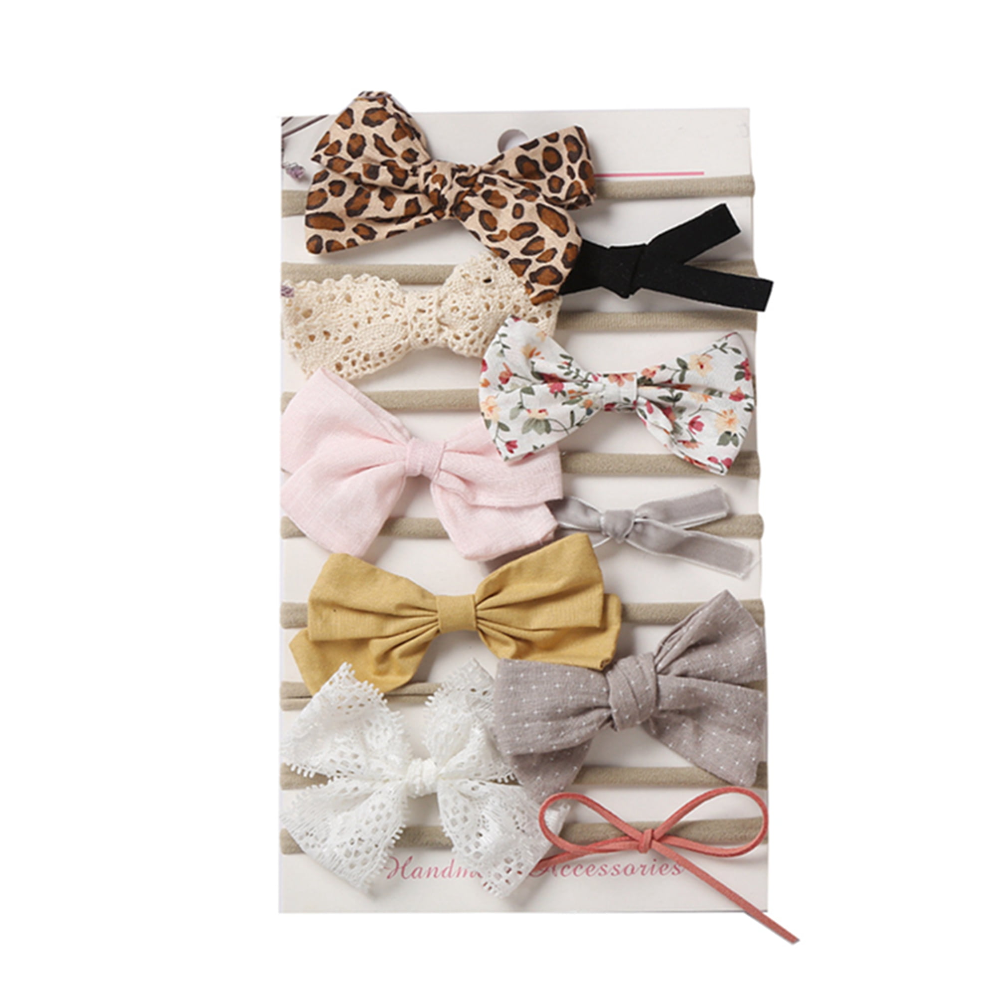 Baby Headband Bows Biekopu Baby Girl Headbands And Hair Bows, Stretchy ...