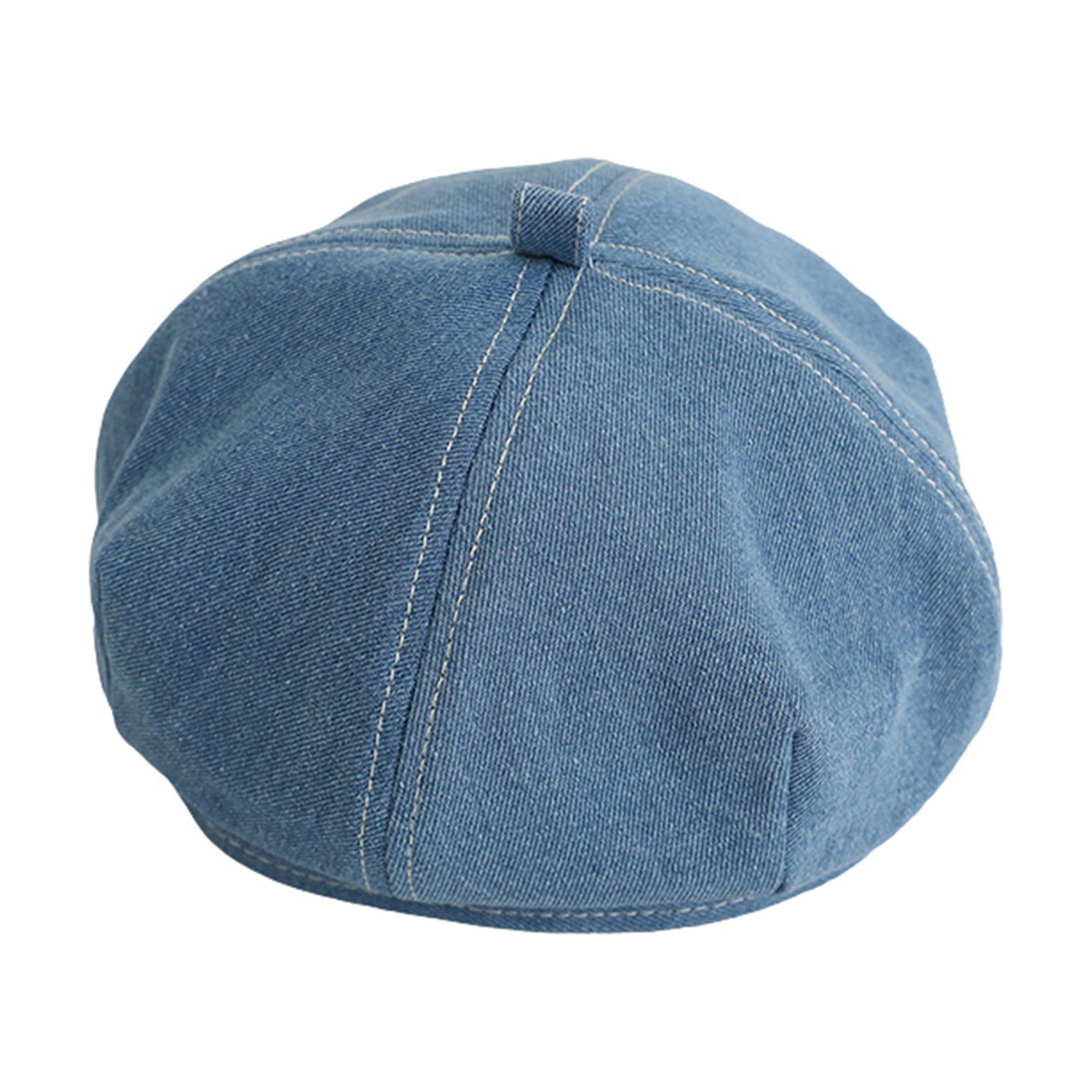 Biekopu Classic Berets Solid Color/Plaid Artist Cap Painter Beret for 2 ...