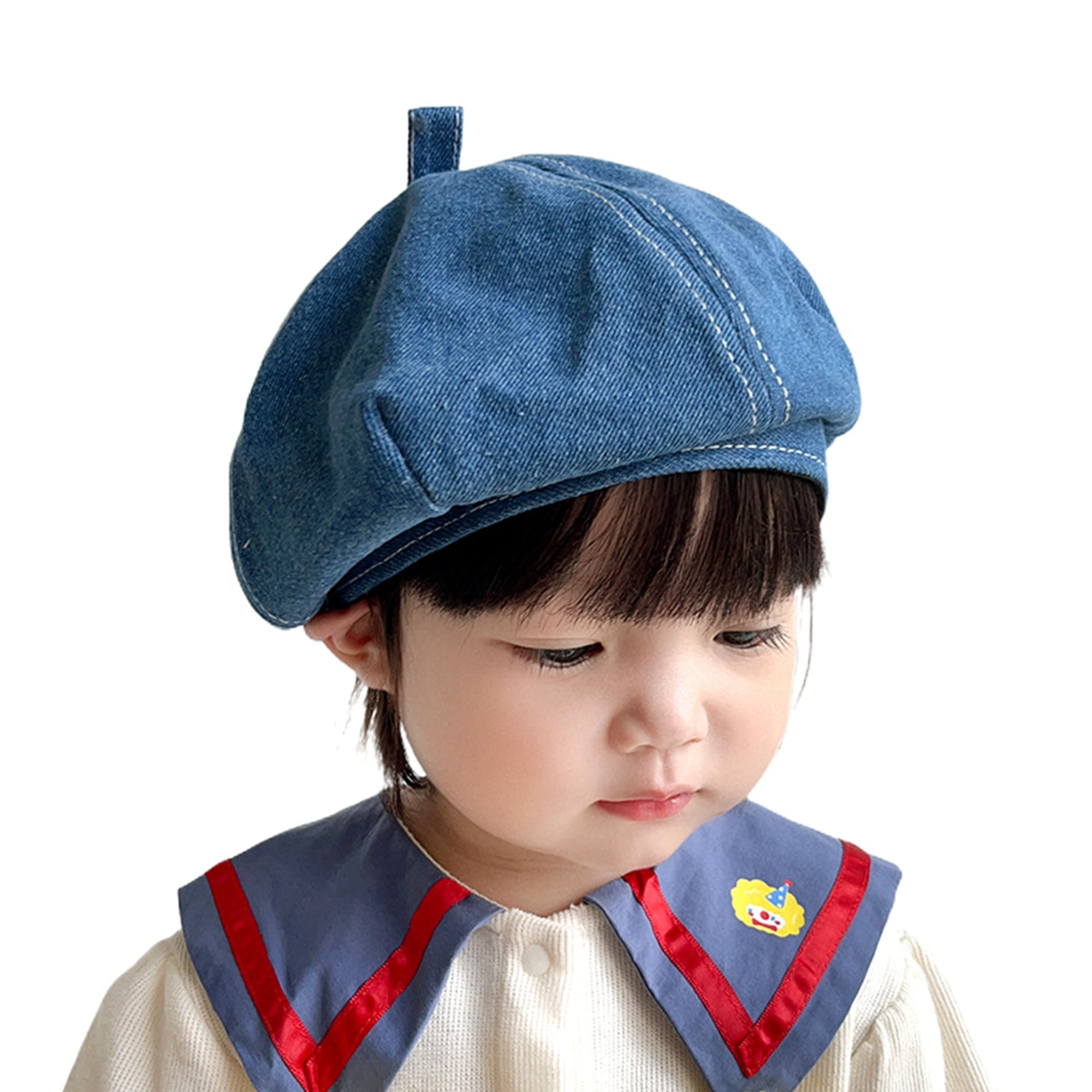 Biekopu Classic Berets Solid Color/Plaid Artist Cap Painter Beret for 2 ...