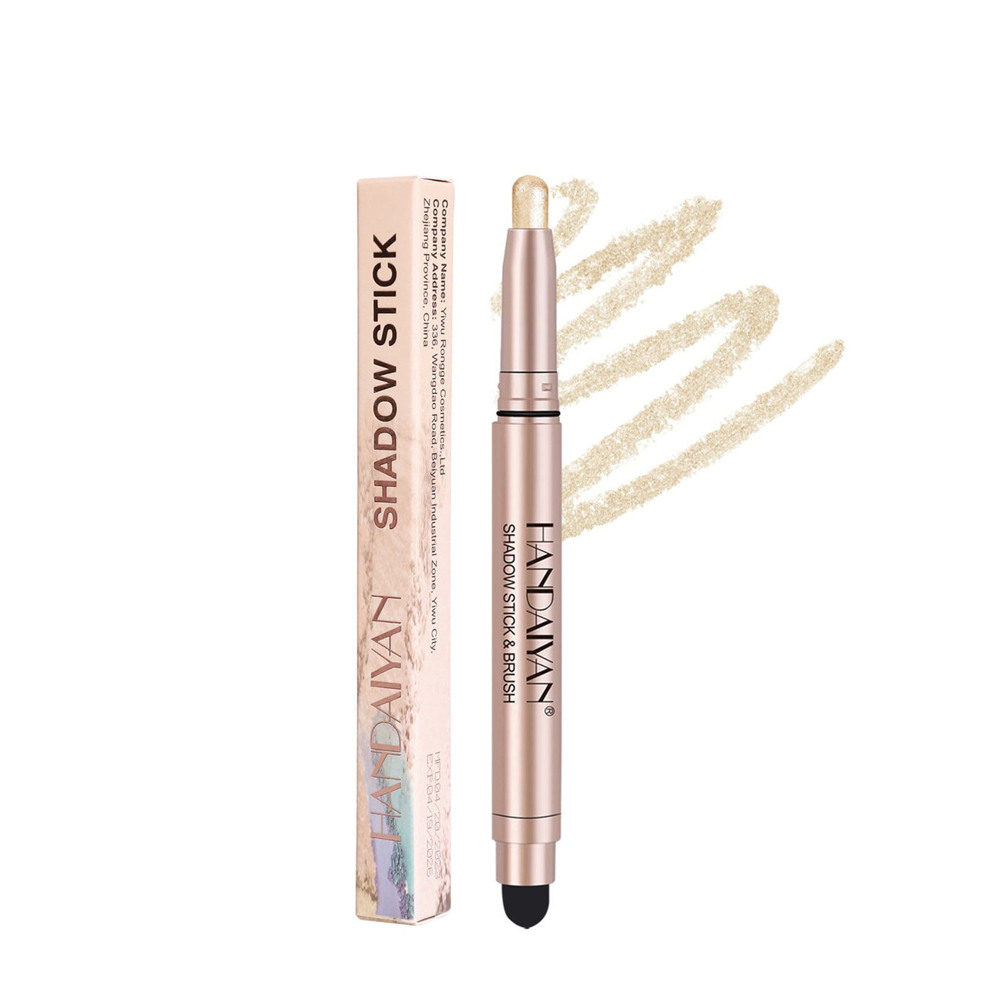 Biekopu Double-ended Eyeshadow Stick Waterproof Eyeshadow Pen Highlight ...