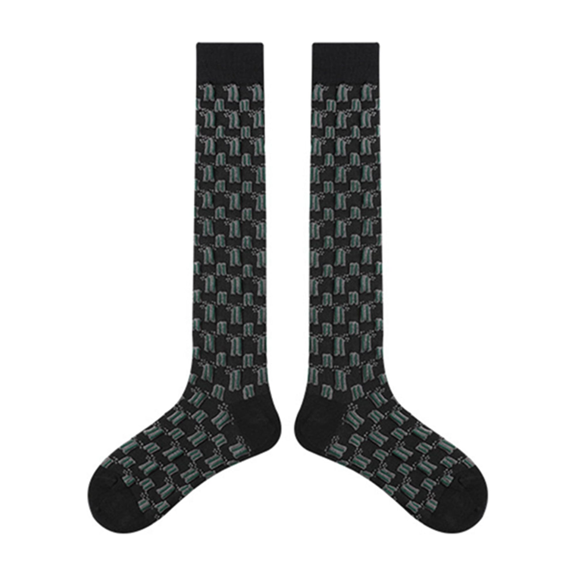 Biekopu Women Fashion Calf Socks Renaissance 3D Embossed Lovely ...