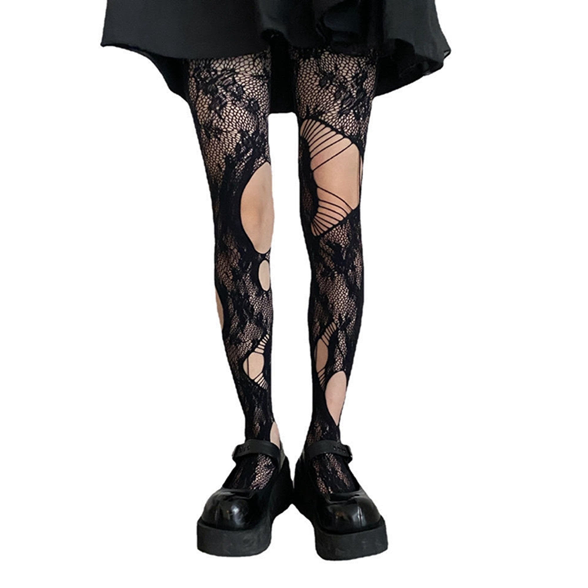 Biekopu Women Fishnet Stockings, Sheer Pantyhose Elastic Slim Fit ...
