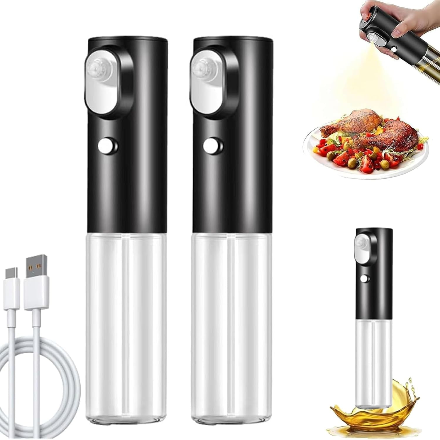 Biem Butter Sprayer, Biem Butter Sprayer V2 (200ml/7oz), 2 In 1 ...