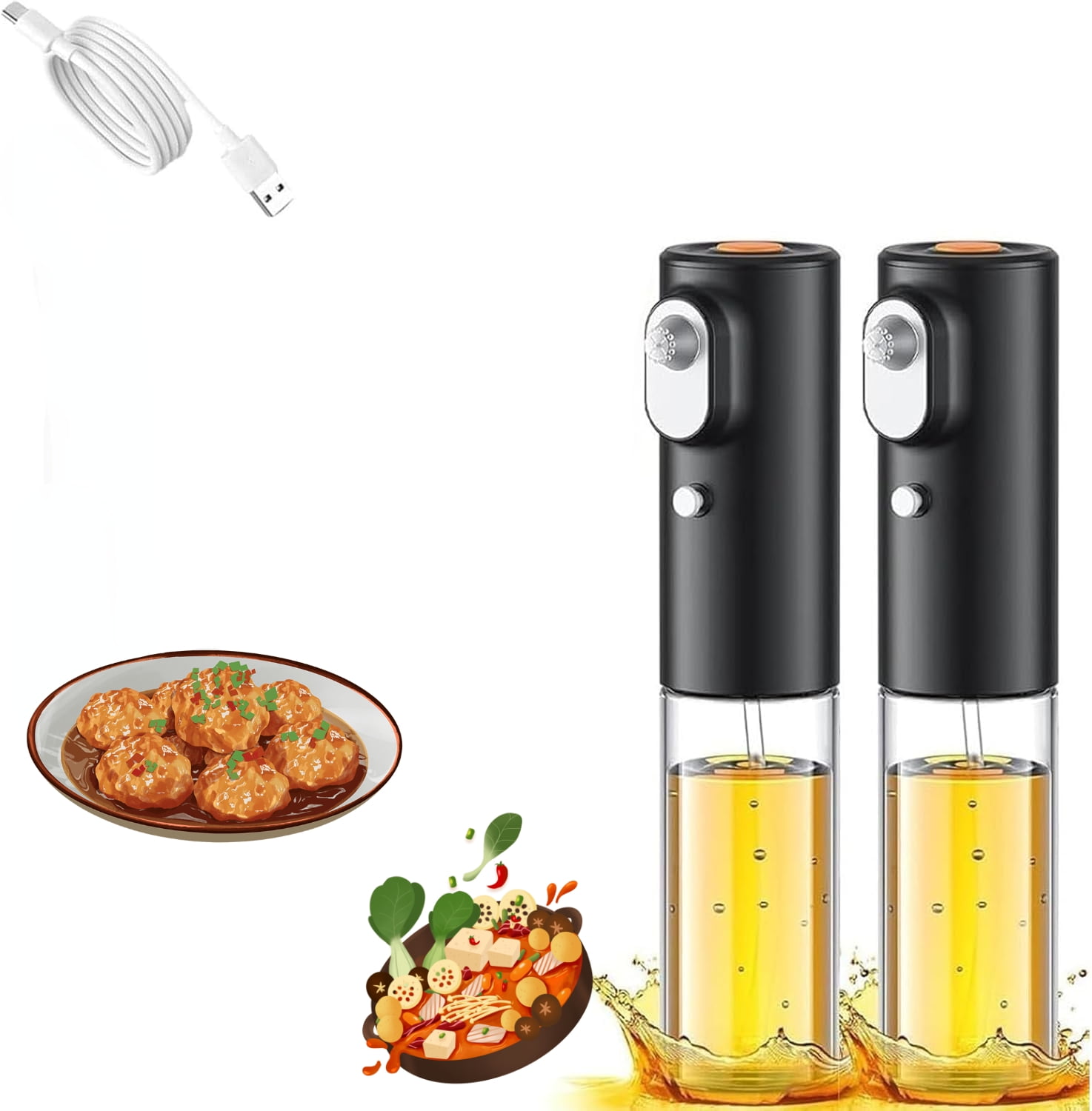 Biem Butter Sprayer,Biem Butter Sprayer V2,200ml/7oz Electric Biem ...