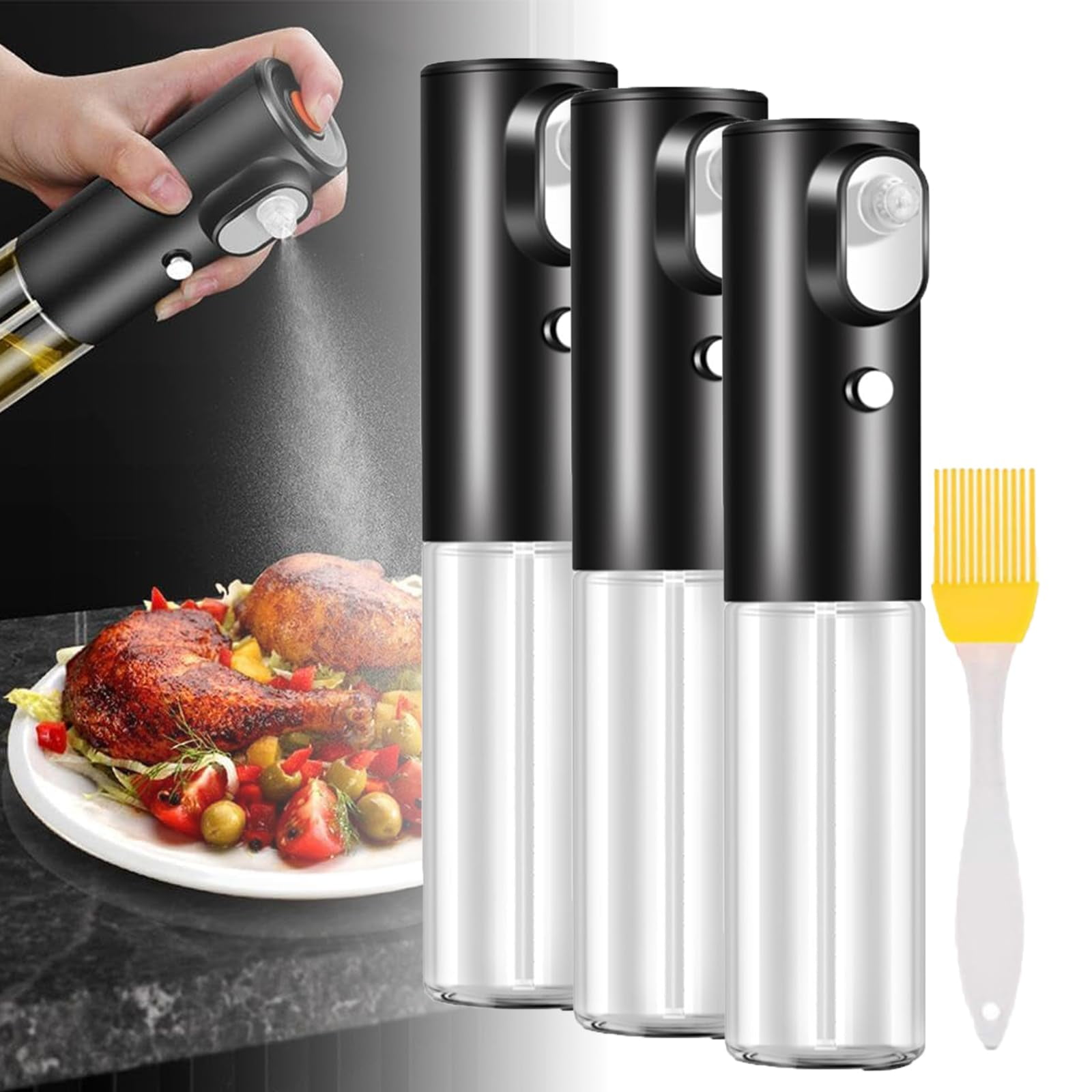 Biem Butter Sprayer, Biem Sprayer, 200ml/6.76oz Electric Butter Spray ...