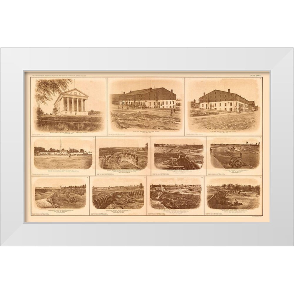 Bien 32x21 White Modern Wood Framed Museum Art Print Titled - Rebel ...