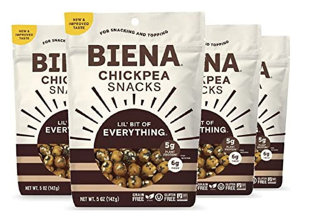 Biena Crispy Roasted Chickpea Snacks, Lilâ€™ Bit of Everything, High ...
