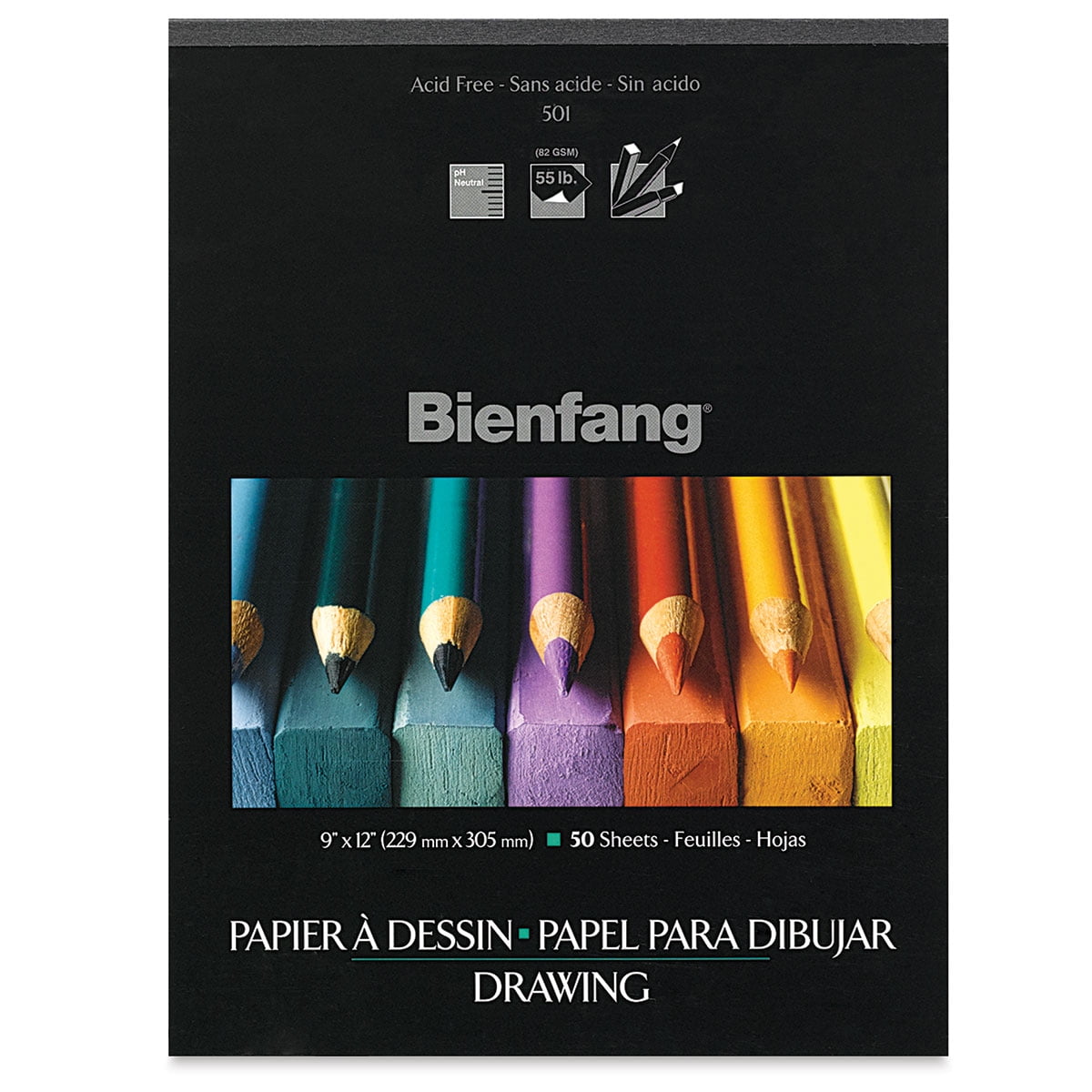 Bienfang Giant Drawing Paper Pad - 9" x 12", 50 Sheets - Walmart.com