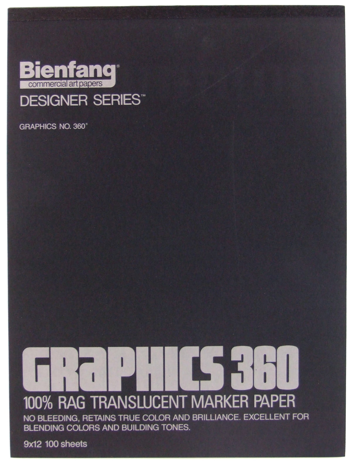 Bienfang Graphics 360 Marker Paper Pad, 100 Sheets, 9" x 12" - Walmart.com