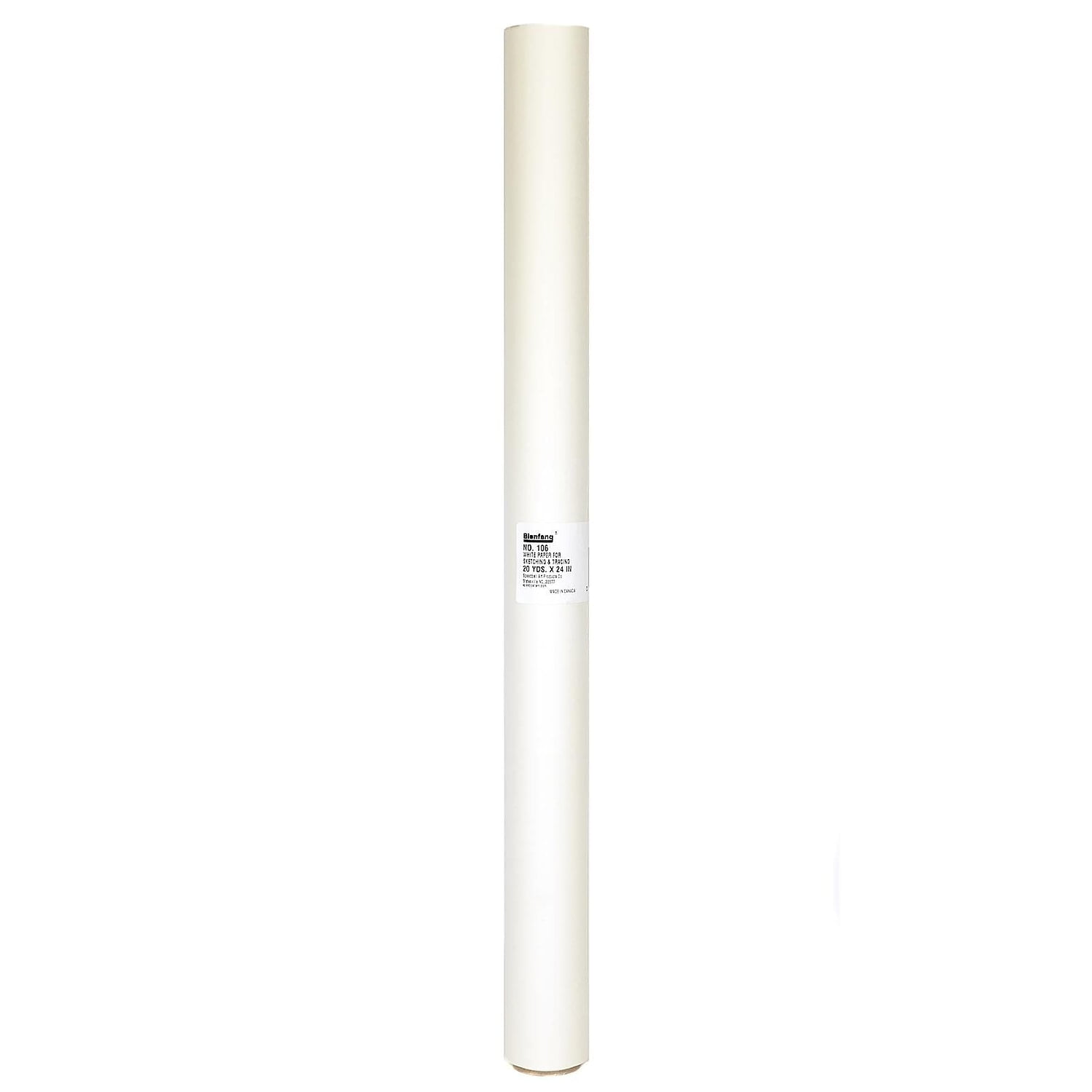 Bienfang Translucent White Sketching and Tracing Paper Roll, 24" x 20 ...